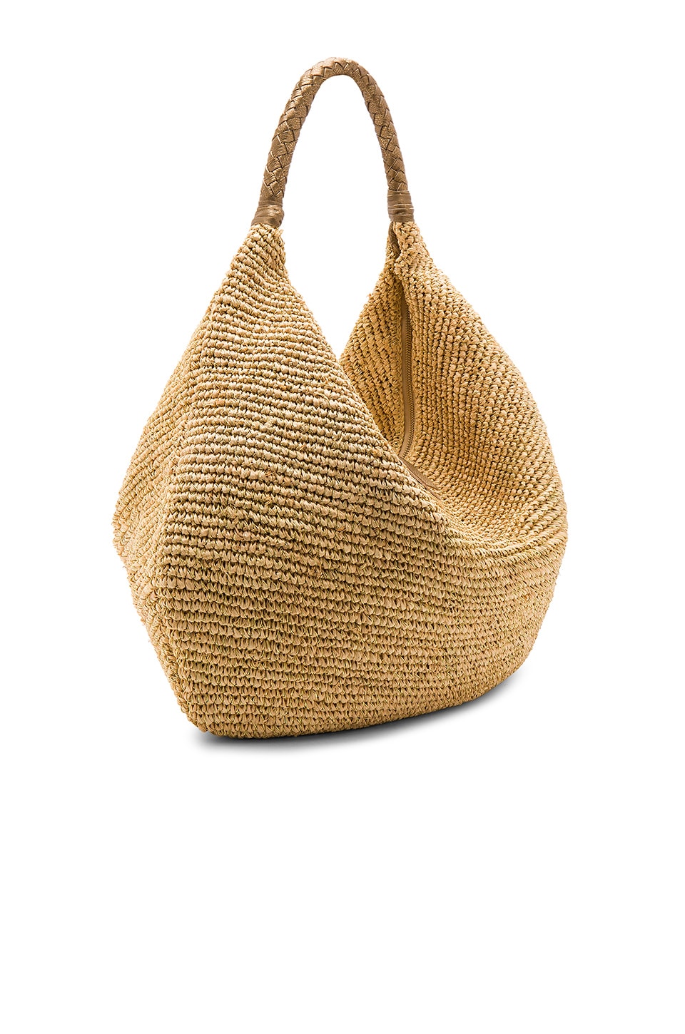 florabella Villahermosa Lux Tote in Natural & Gold | REVOLVE