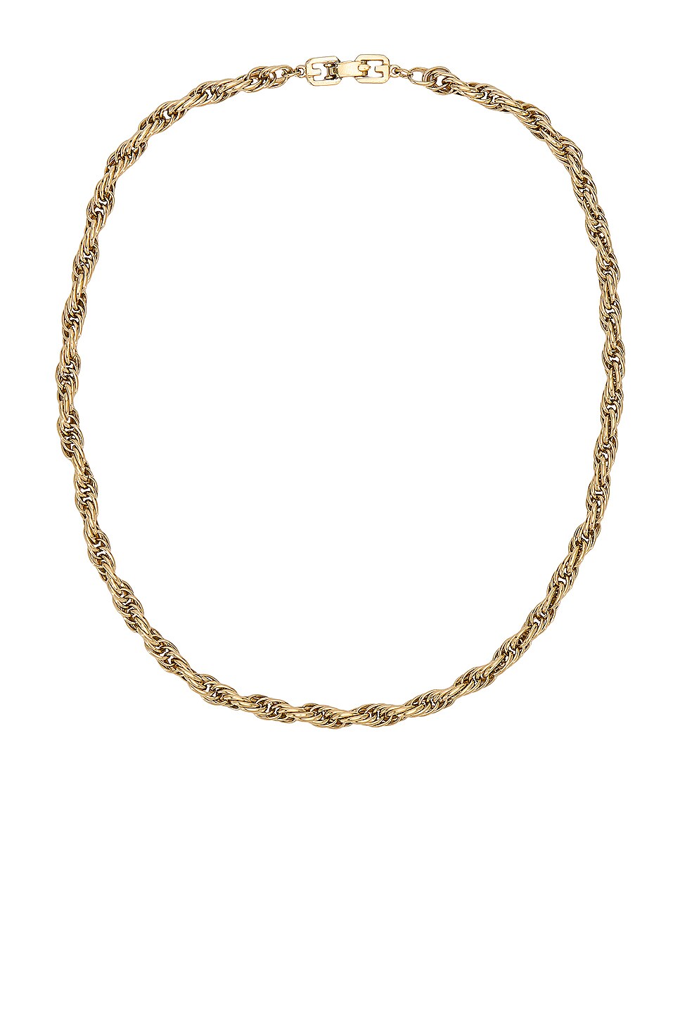 FWRD Renew Givenchy Chain Necklace in Light Gold | REVOLVE