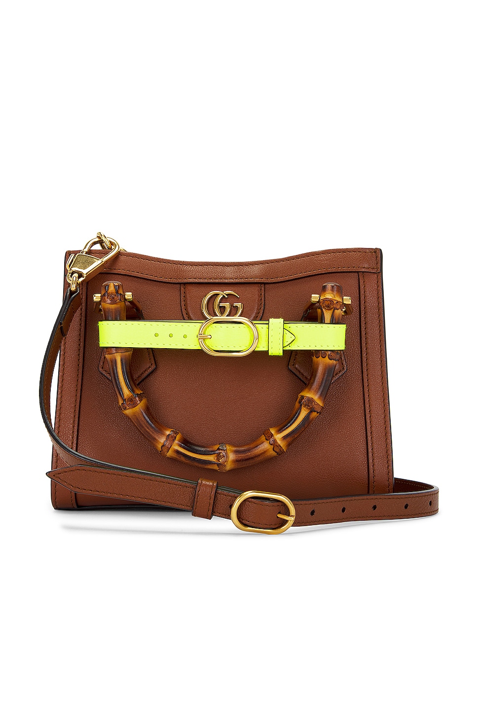 FWRD Renew Gucci Bamboo Diana Handbag in Brown | REVOLVE
