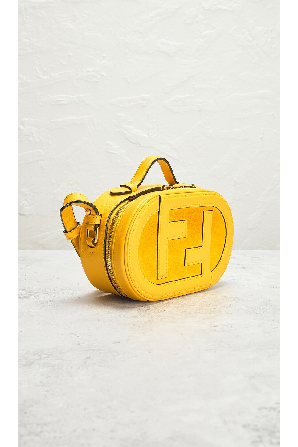 FWRD Renew Fendi Camera Bag in Mustard | REVOLVE