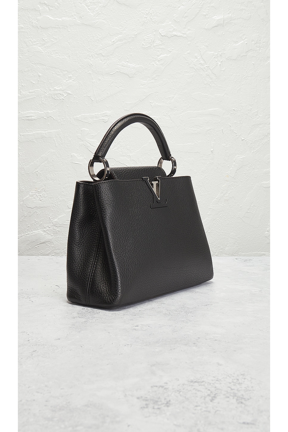 FWRD Renew Louis Vuitton Capucines BB Handbag in Black | REVOLVE