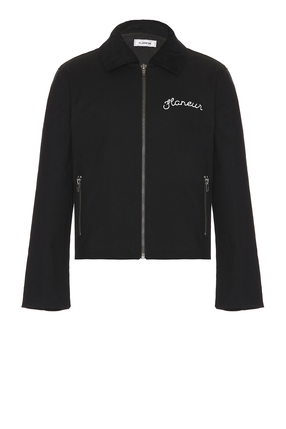 FLANEUR Blouson Worker Jacket in Black | REVOLVE