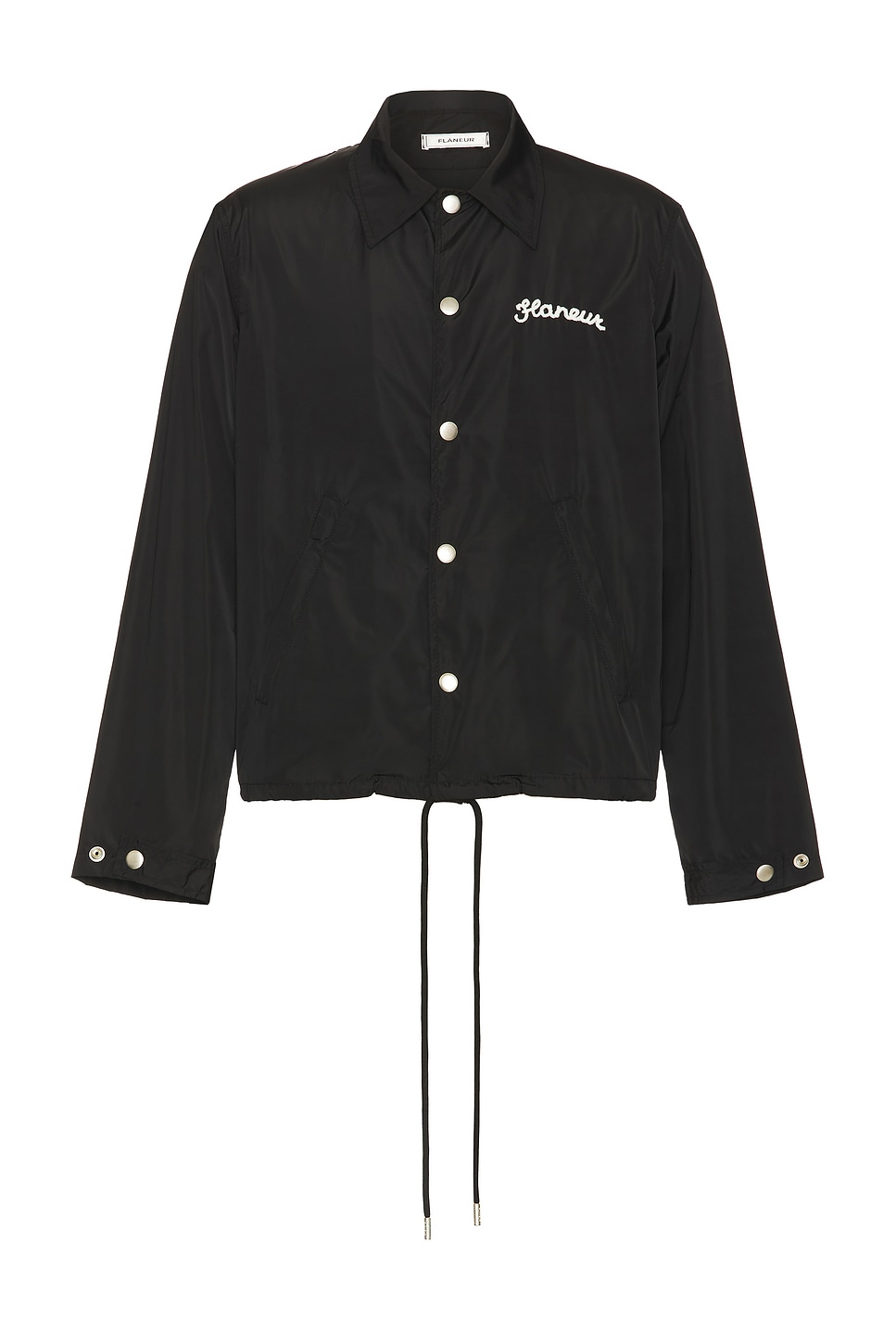 FLANEUR Signature Coach Jacket in Black | REVOLVE