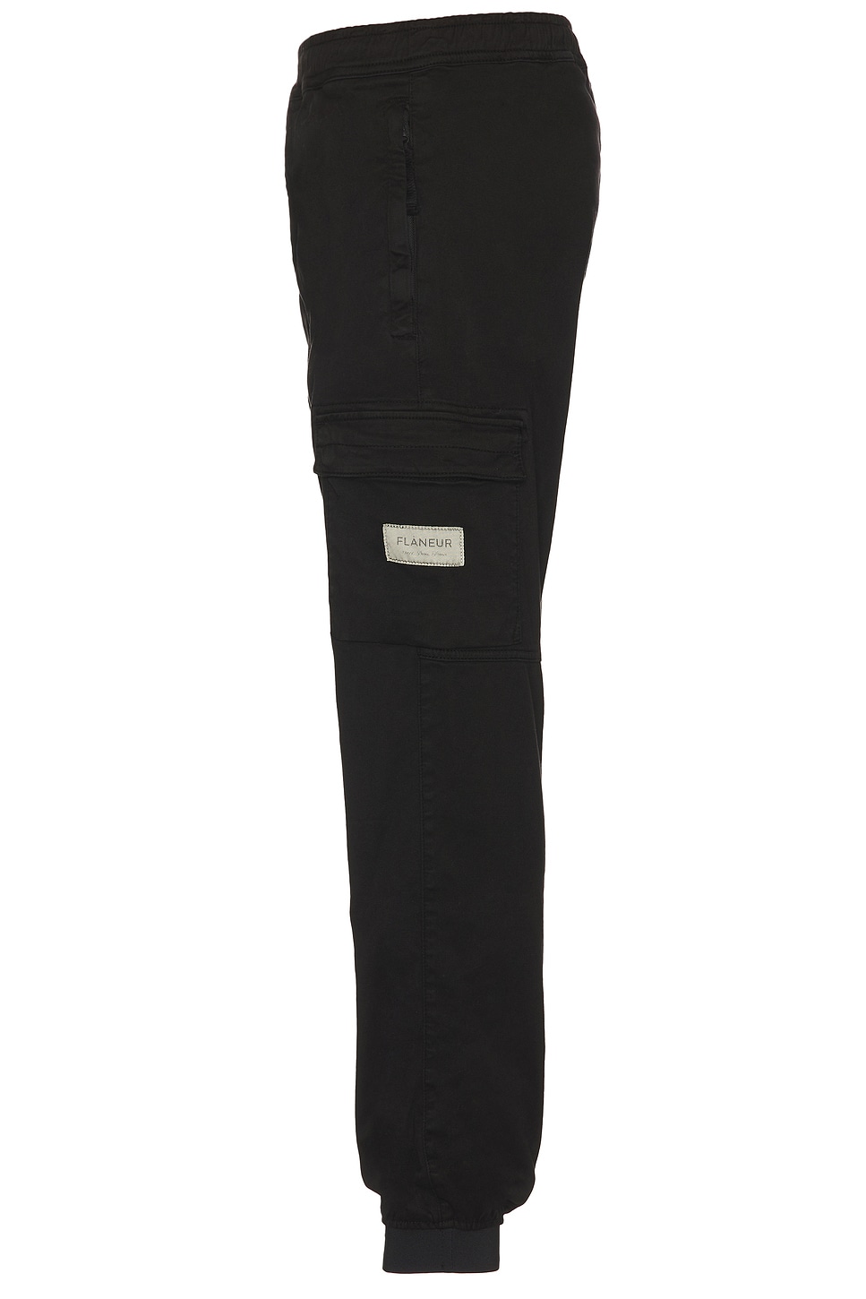 FLANEUR Atelier Slim Cargo Pants in Black | REVOLVE
