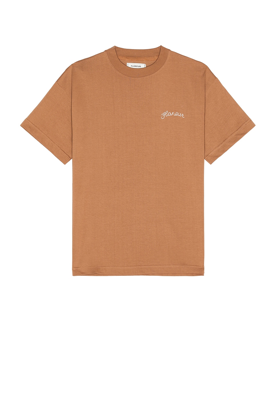 FLANEUR Signature T-shirt in Brown | REVOLVE