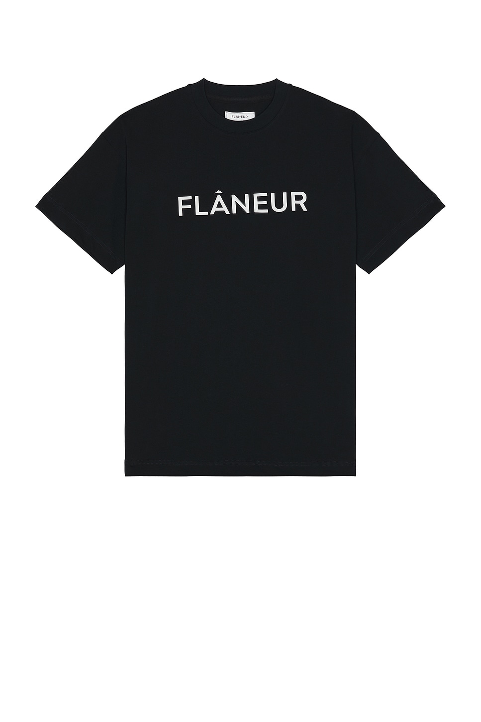 FLANEUR Printed Logo T-Shirt in Black | REVOLVE