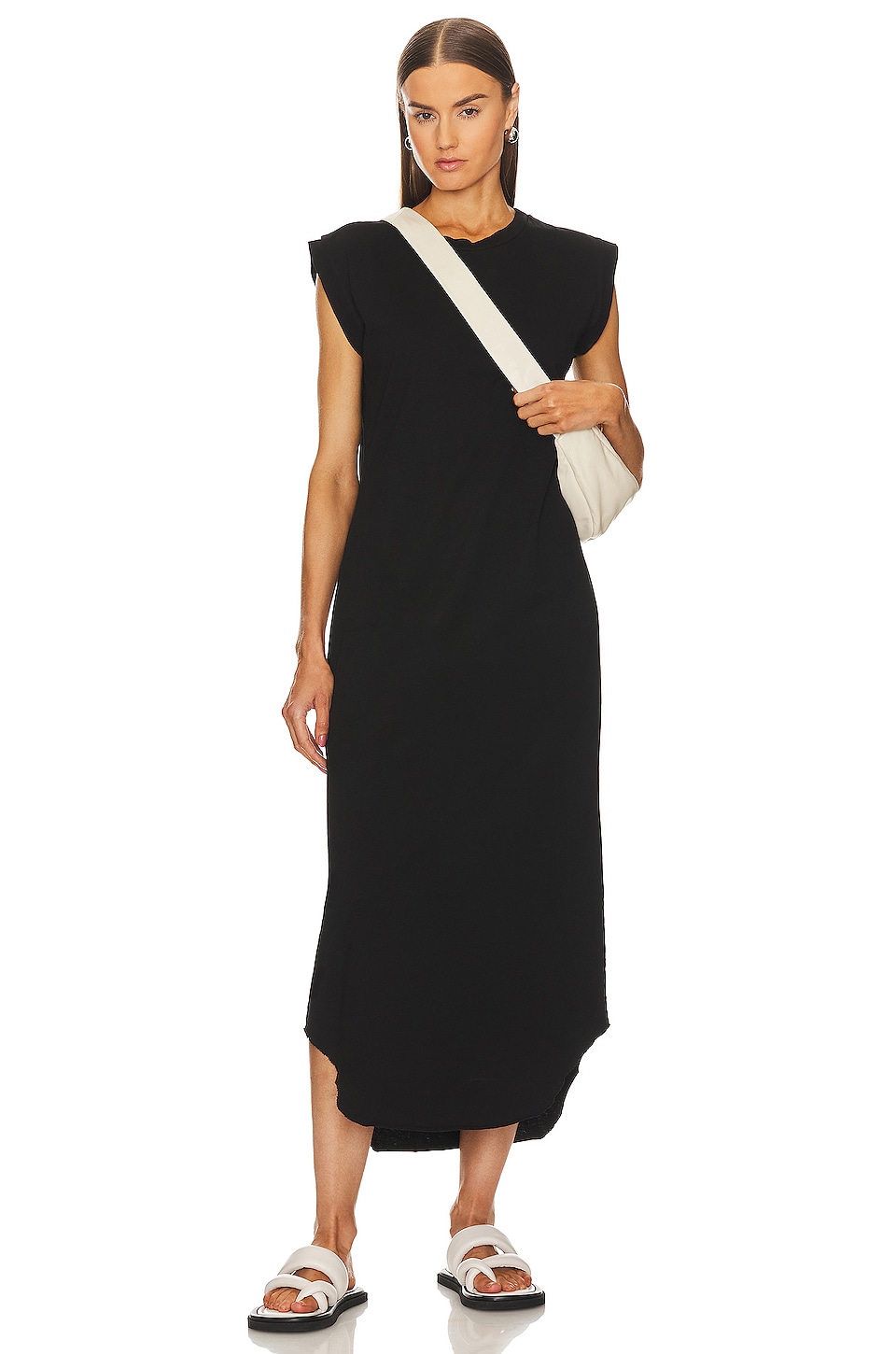 Frank & Eileen Cory Vintage Muscle Tee Dress in Black | REVOLVE