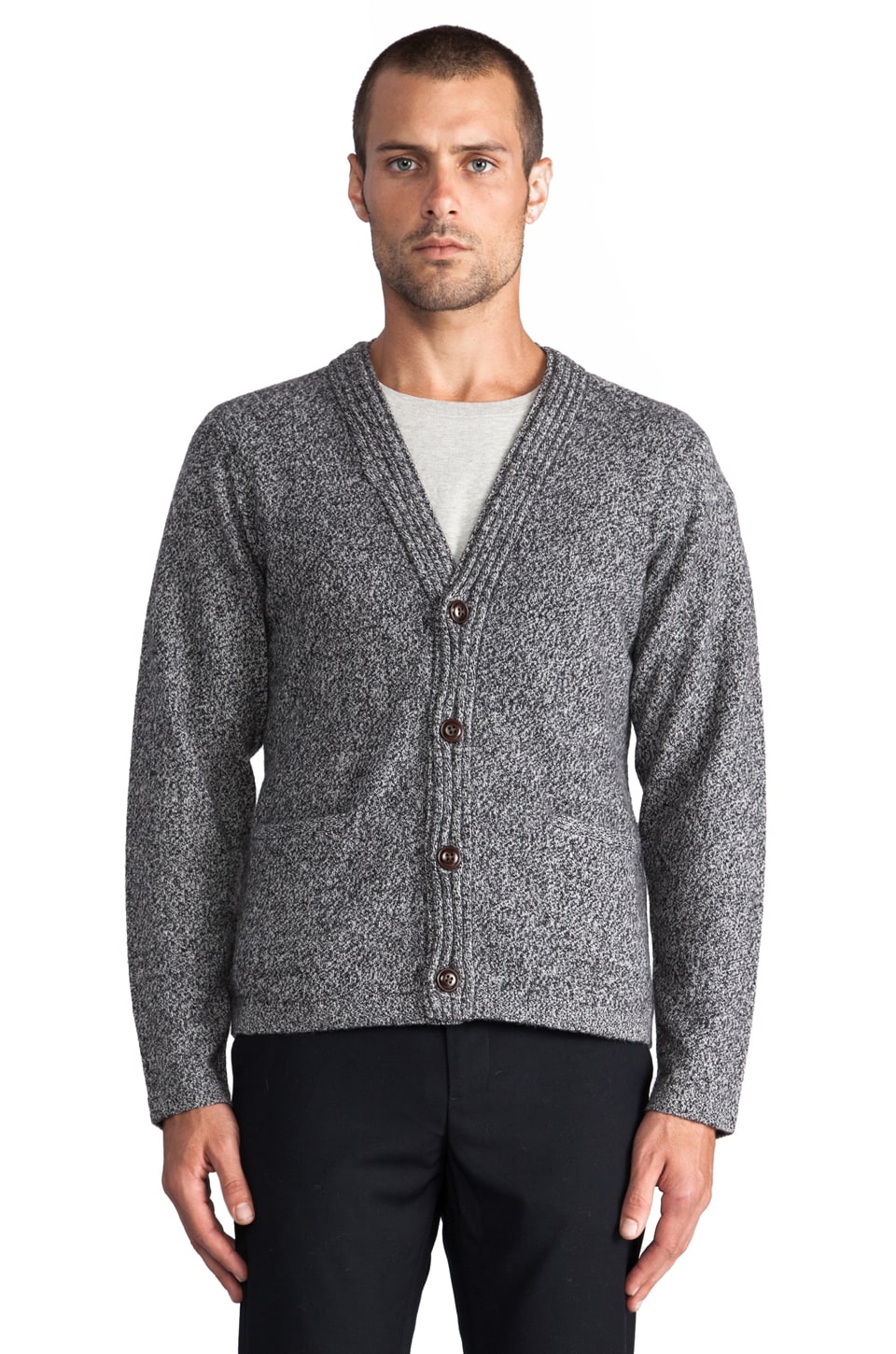 Folk Curl Edge Cardigan in Magpie | REVOLVE