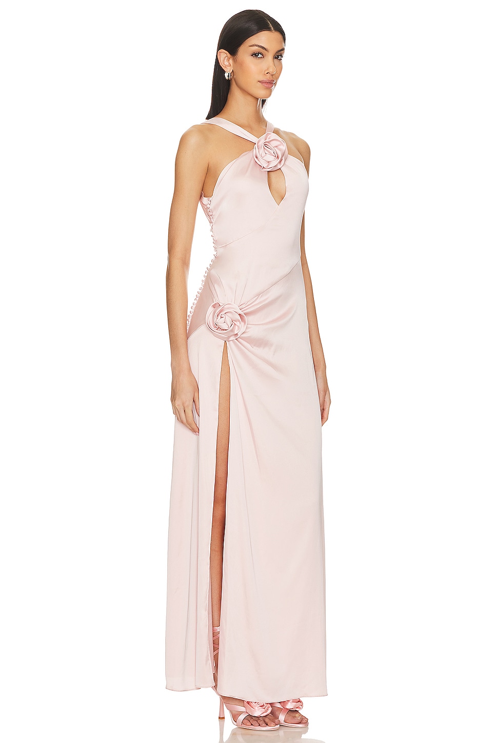 For Love & Lemons Paula Gown in Pink | REVOLVE