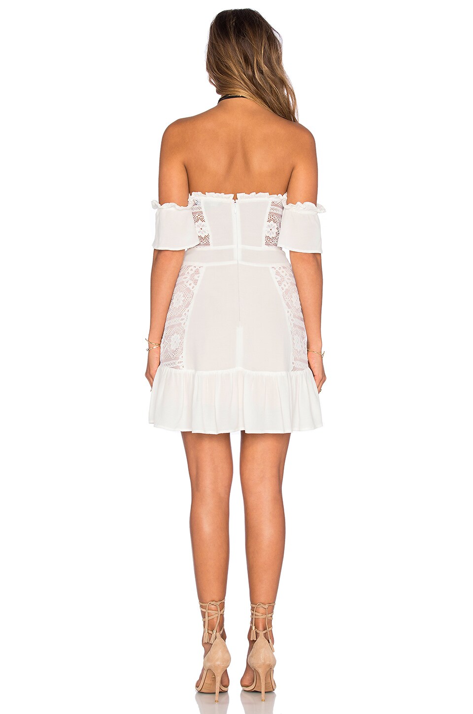 For Love & Lemons x Revolve Dress in White | REVOLVE