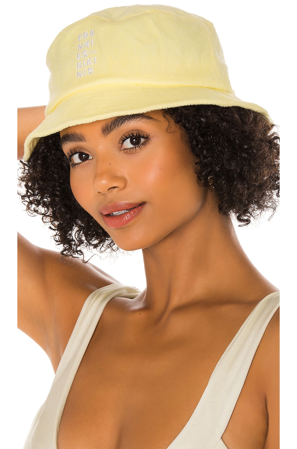 Frankies Bikinis Jax Bucket Hat in Buttercup | REVOLVE