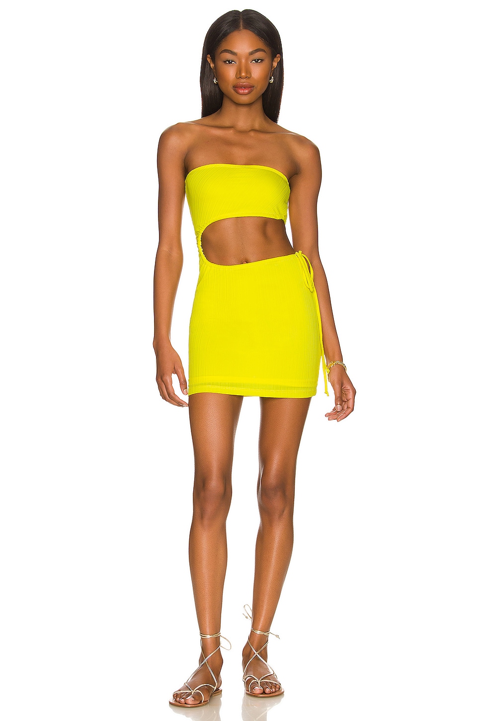 Frankies Bikinis x REVOLVE Renee Plisse Dress in Motion Plisse Artwork ...