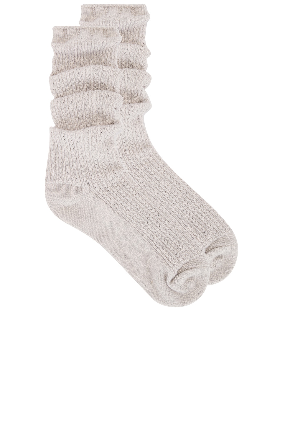 Free People Staple Slouch Socks in Marled Grey | REVOLVE