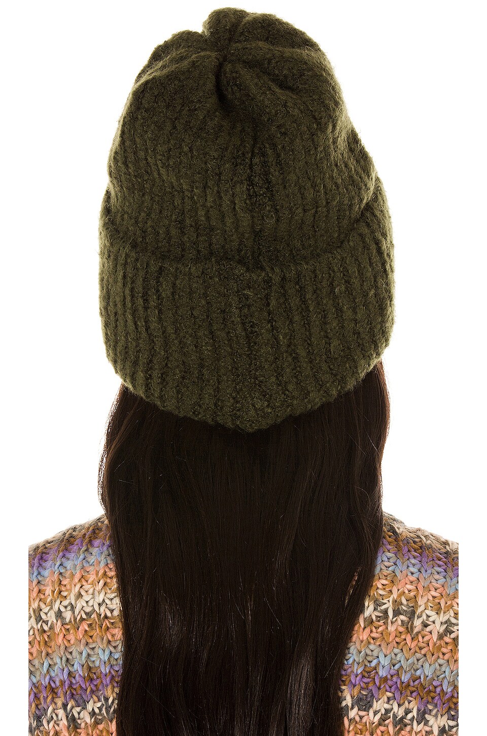 Free People Lullaby Rib Beanie in Ivy | REVOLVE