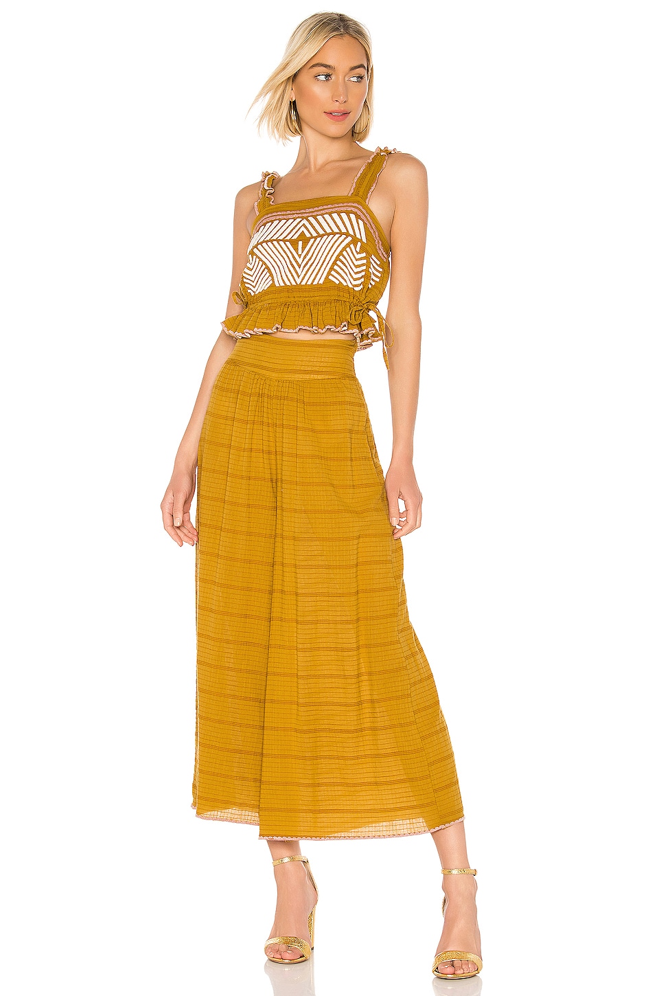 Free People Eva Set in Gold | REVOLVE