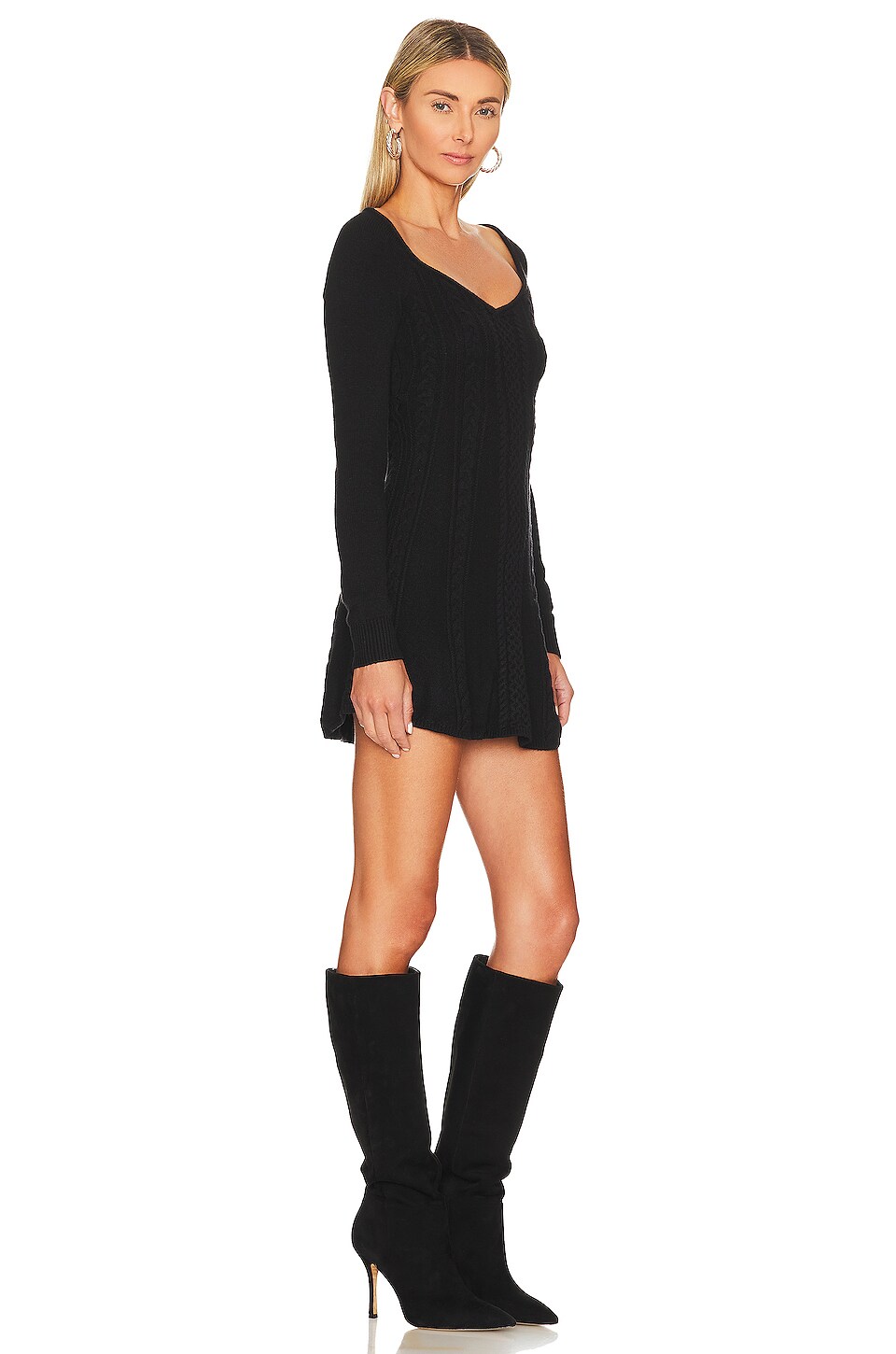 Free People Small World Mini Dress in Black | REVOLVE