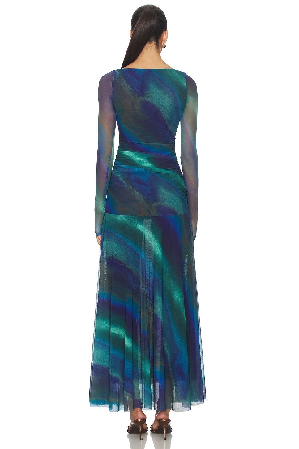 Free People Sunnei Maxi Dress in Deep Ocean Combo | REVOLVE