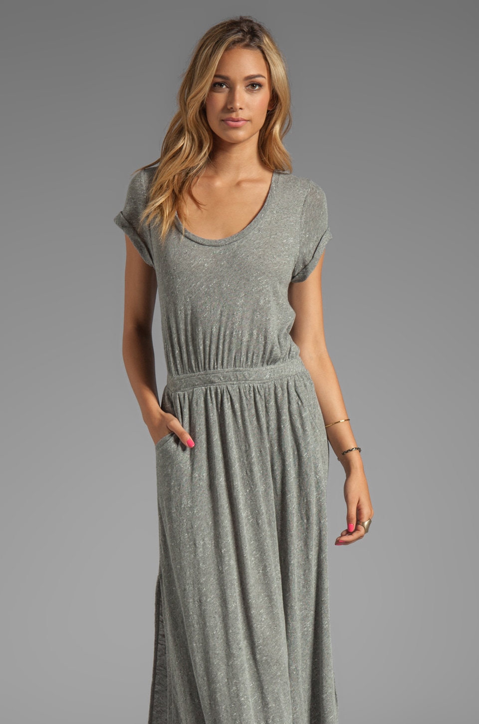 Free People Andrina'd Dress in Pewter | REVOLVE
