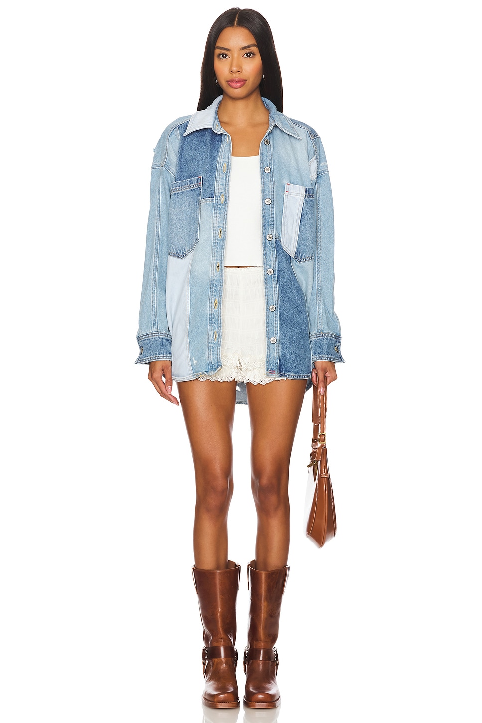 Free People x Revolve x Intimately FP In Bloom Shortie In Ivory in ...