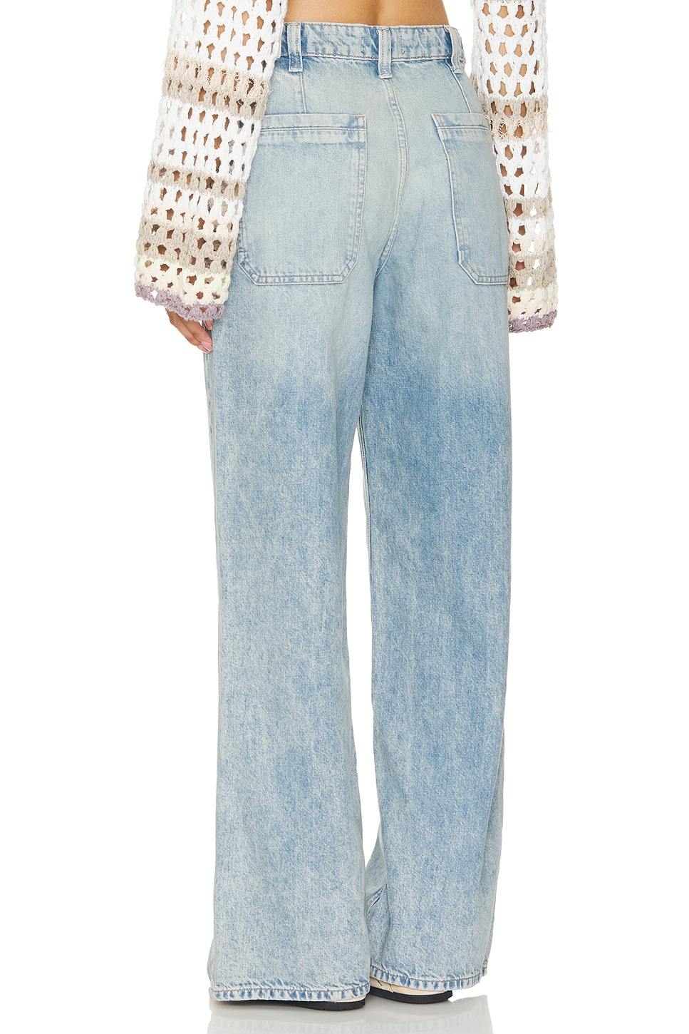 Free People x We The Free Palmer Cuffed Wide Leg in La La Land | REVOLVE