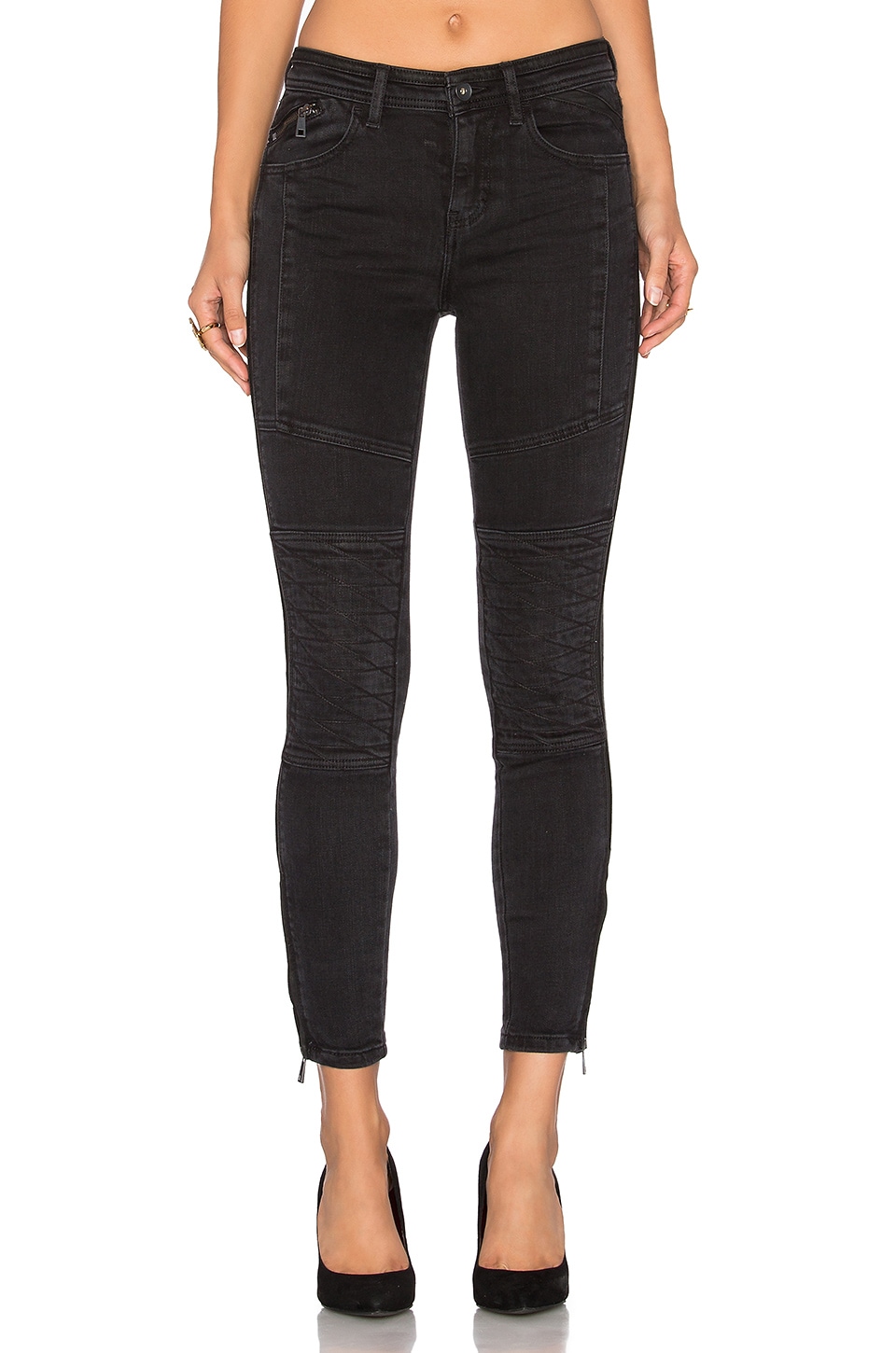 Free People Vintage Stretch Midnight Magic Pant in Black | REVOLVE