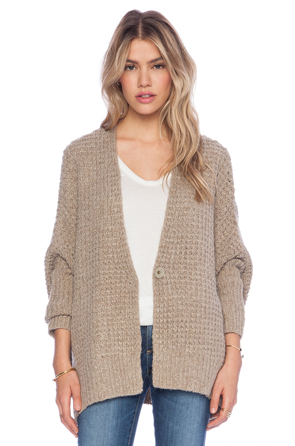 Free People Breeze Cardigan in Teak | REVOLVE