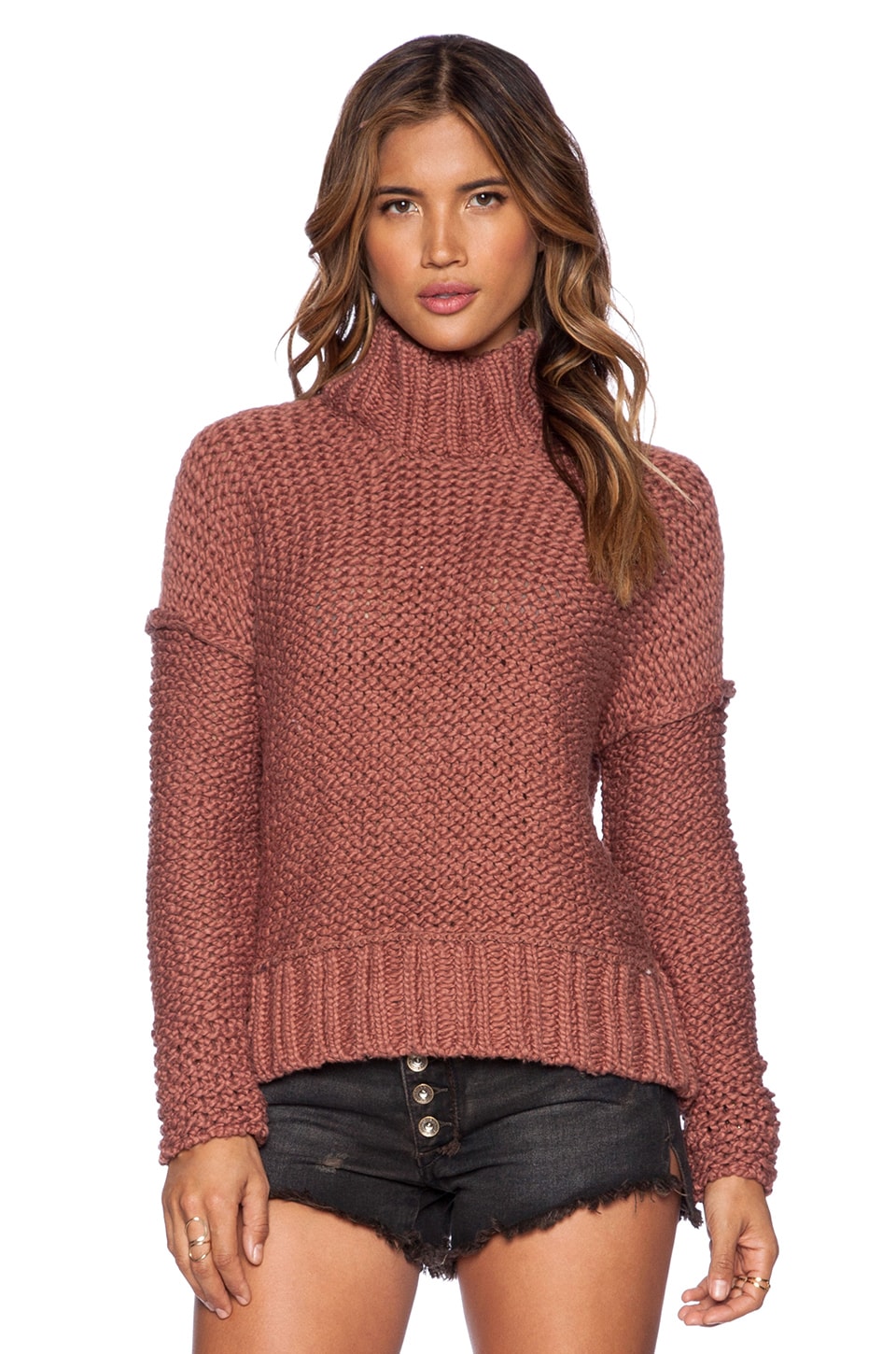 Free People Long Summer Pullover in Desert Pink | REVOLVE