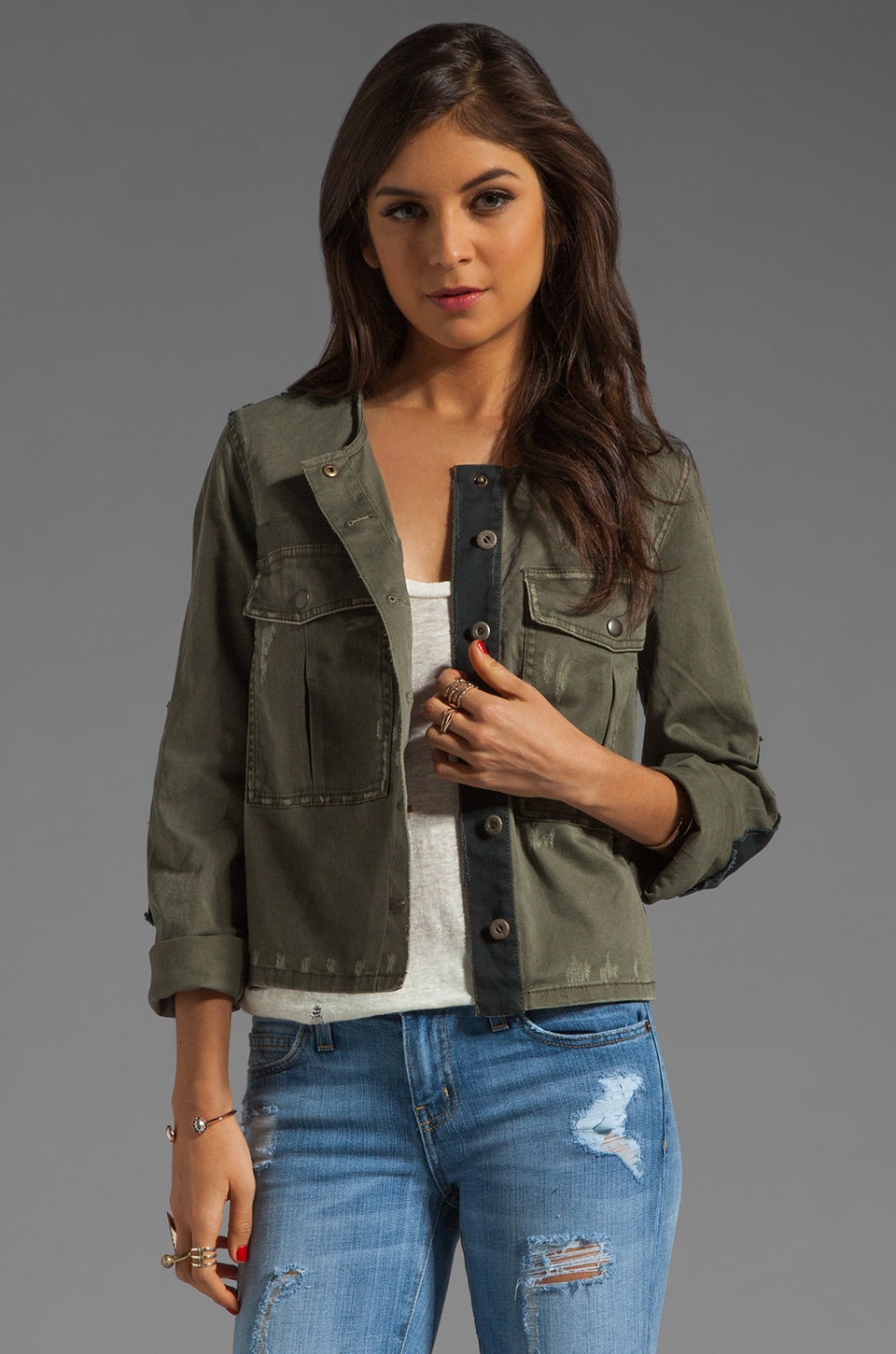 Free People Military Jacket in Military Green | REVOLVE