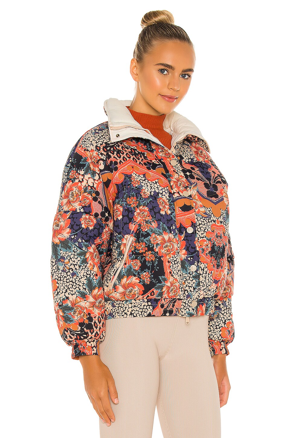Free People X FP Movement Power House Puffer in Midnight Combo | REVOLVE