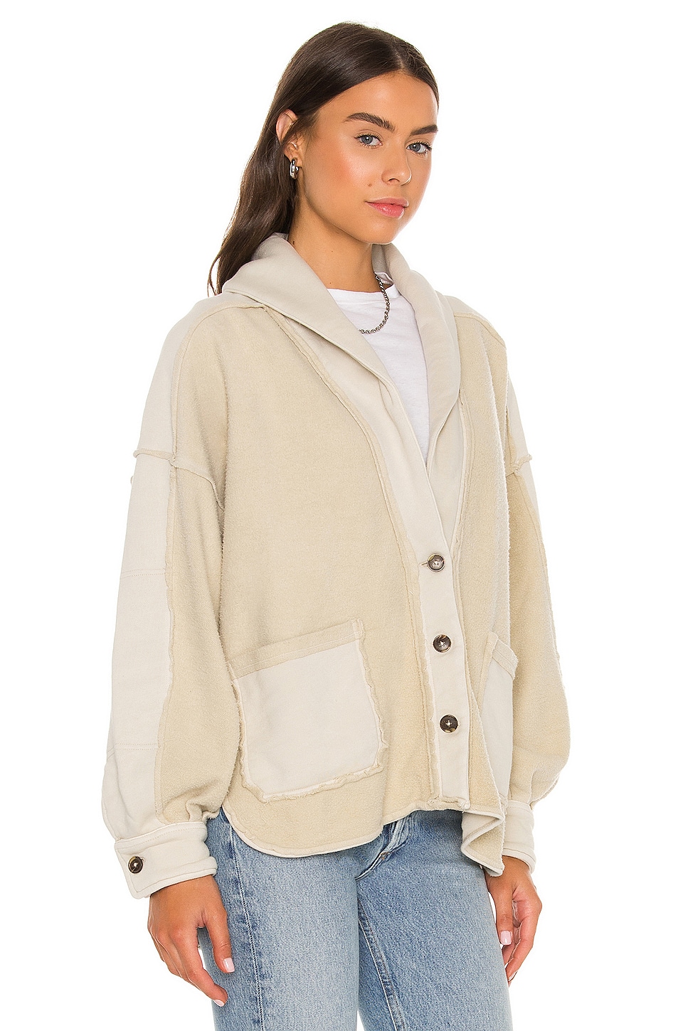 Free People Jordan Jacket in Washed Muslin | REVOLVE