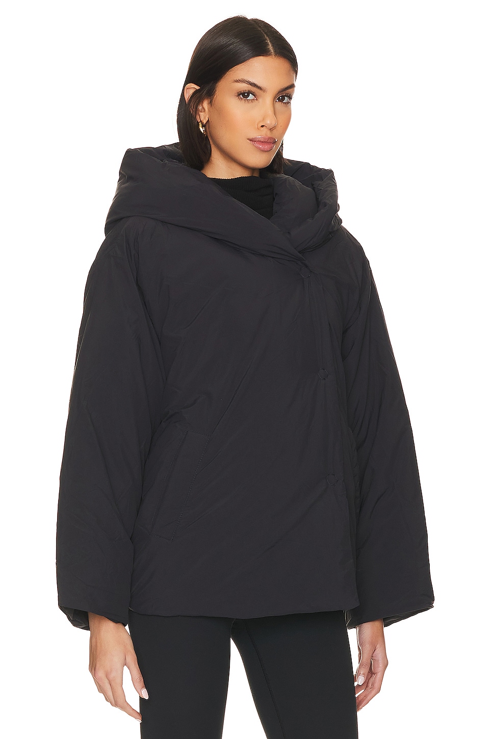 Free People Cozy Cloud Puffer in Black | REVOLVE
