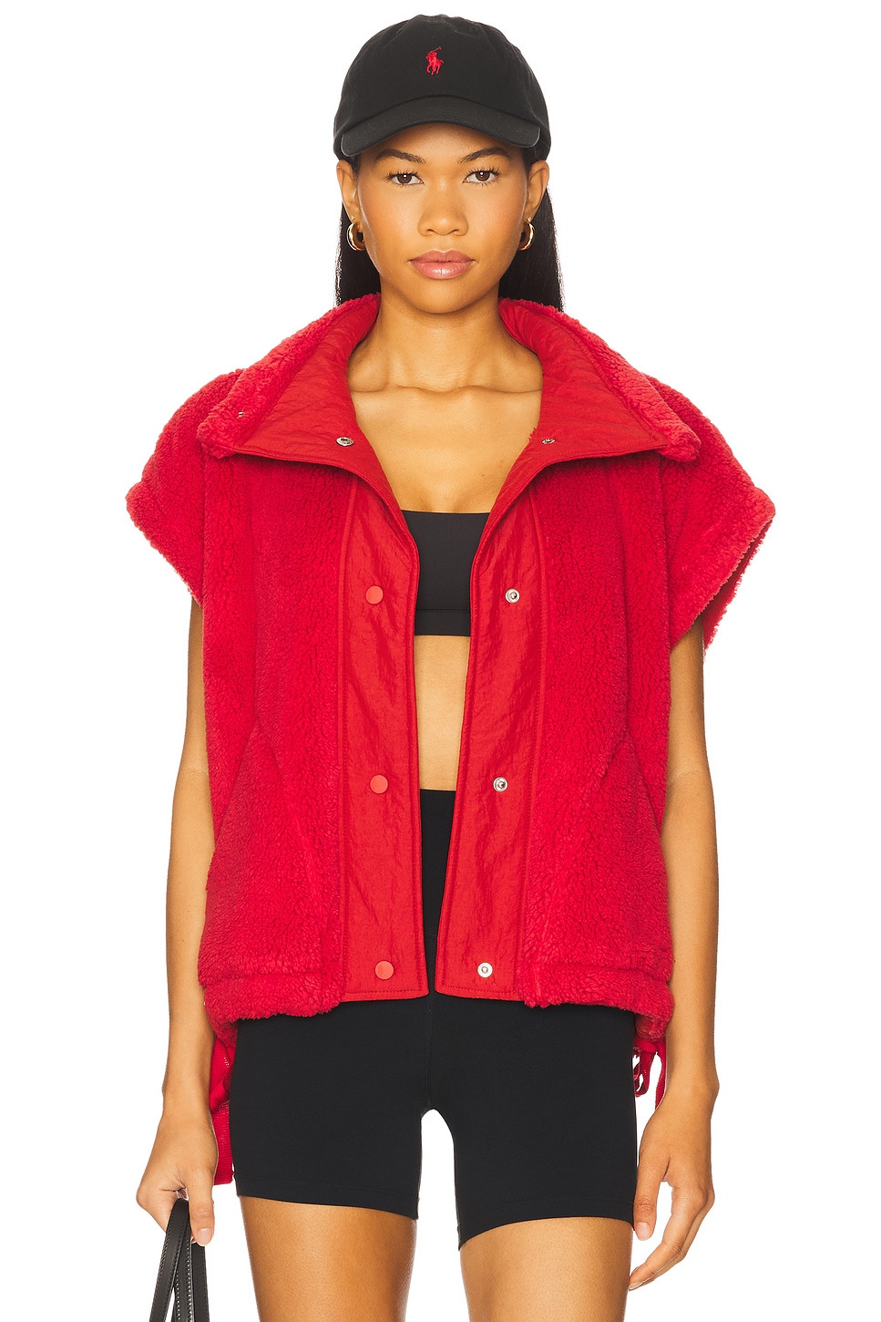 Free People x FP Movement Scout It Out Vest in Cranberry | REVOLVE