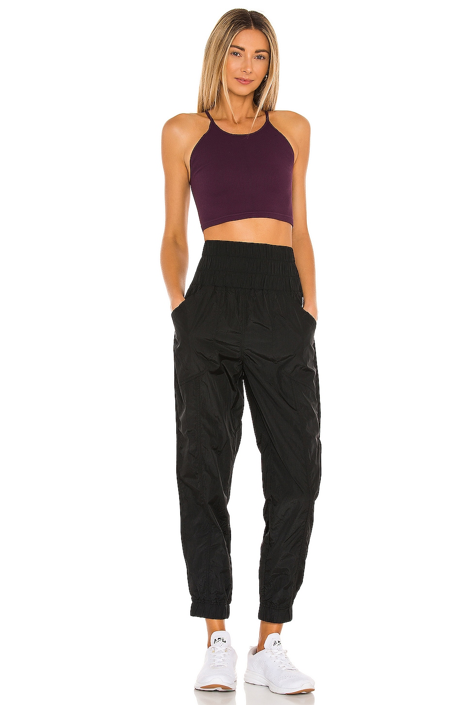 Free People X FP Movement Way Home Jogger in Black | REVOLVE