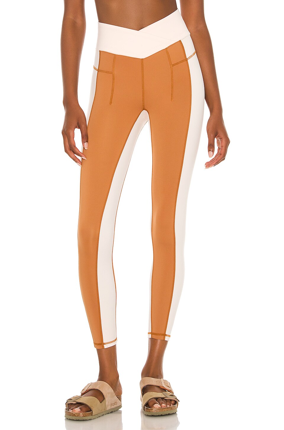 Free People Rebel Legging in Burnt Topaz & Mother Of Pearl | REVOLVE