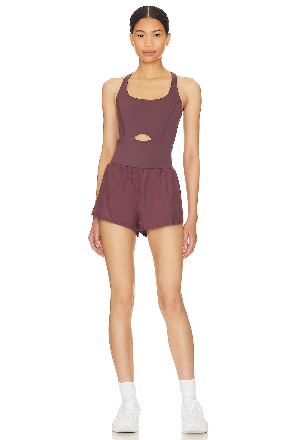 Free People x FP Movement Righteous Runsie in Fig | REVOLVE