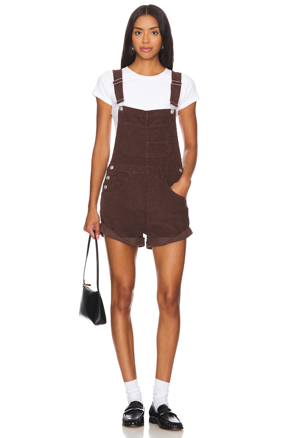 Free People Ziggy Cord Shortall in Barnwood | REVOLVE