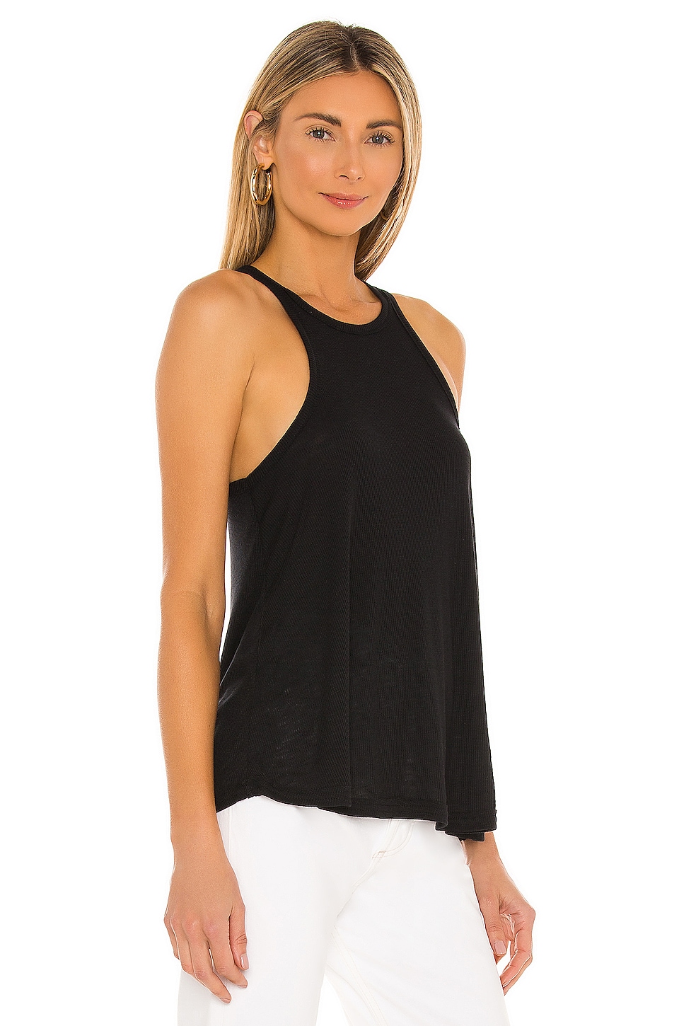 Free People Long Beach Tank in Black | REVOLVE