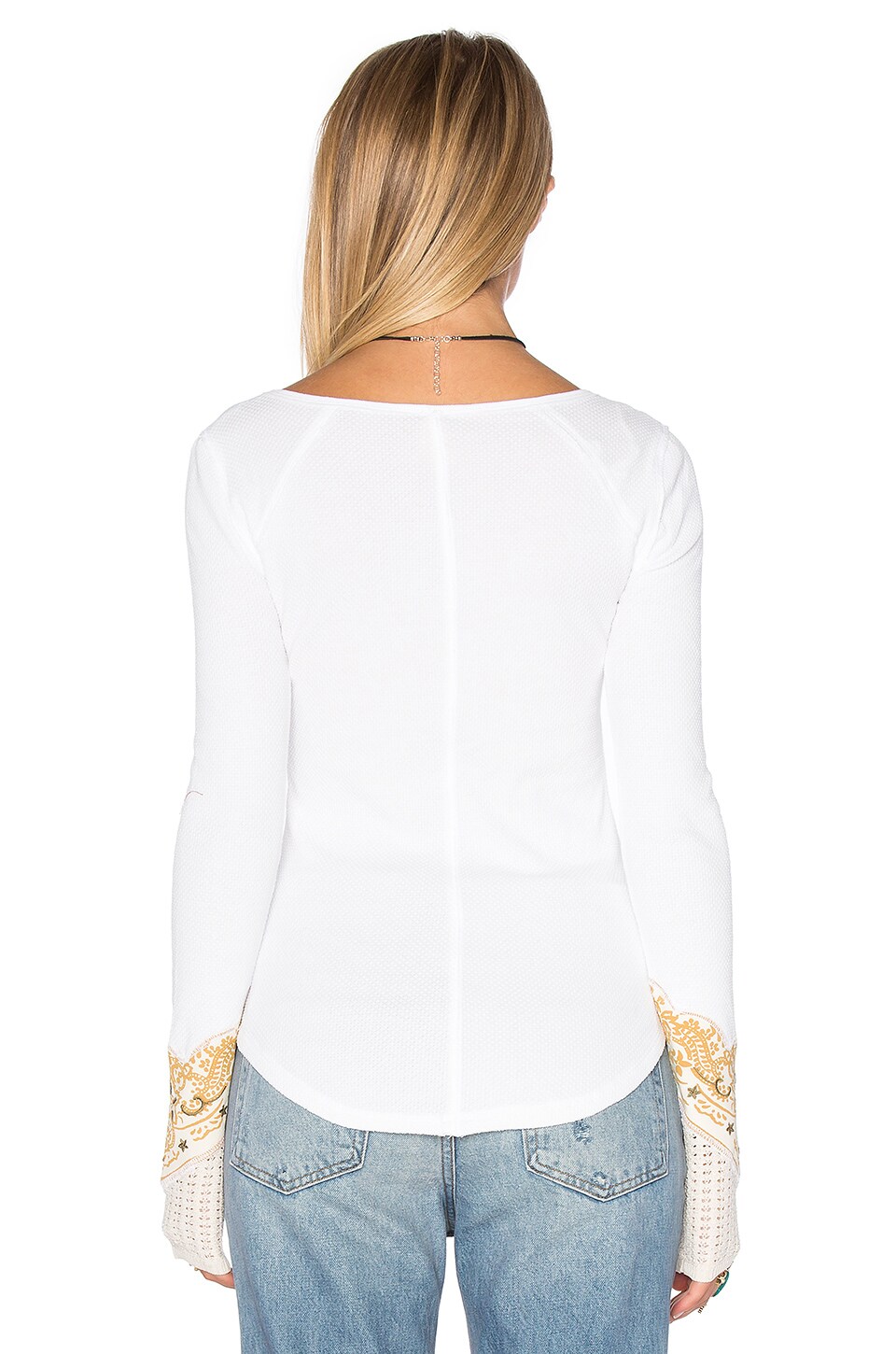 Free People Bandana Cuff Top in Cream | REVOLVE