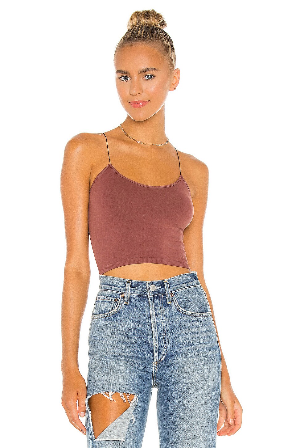 Free People Brami Tank in Coco | REVOLVE