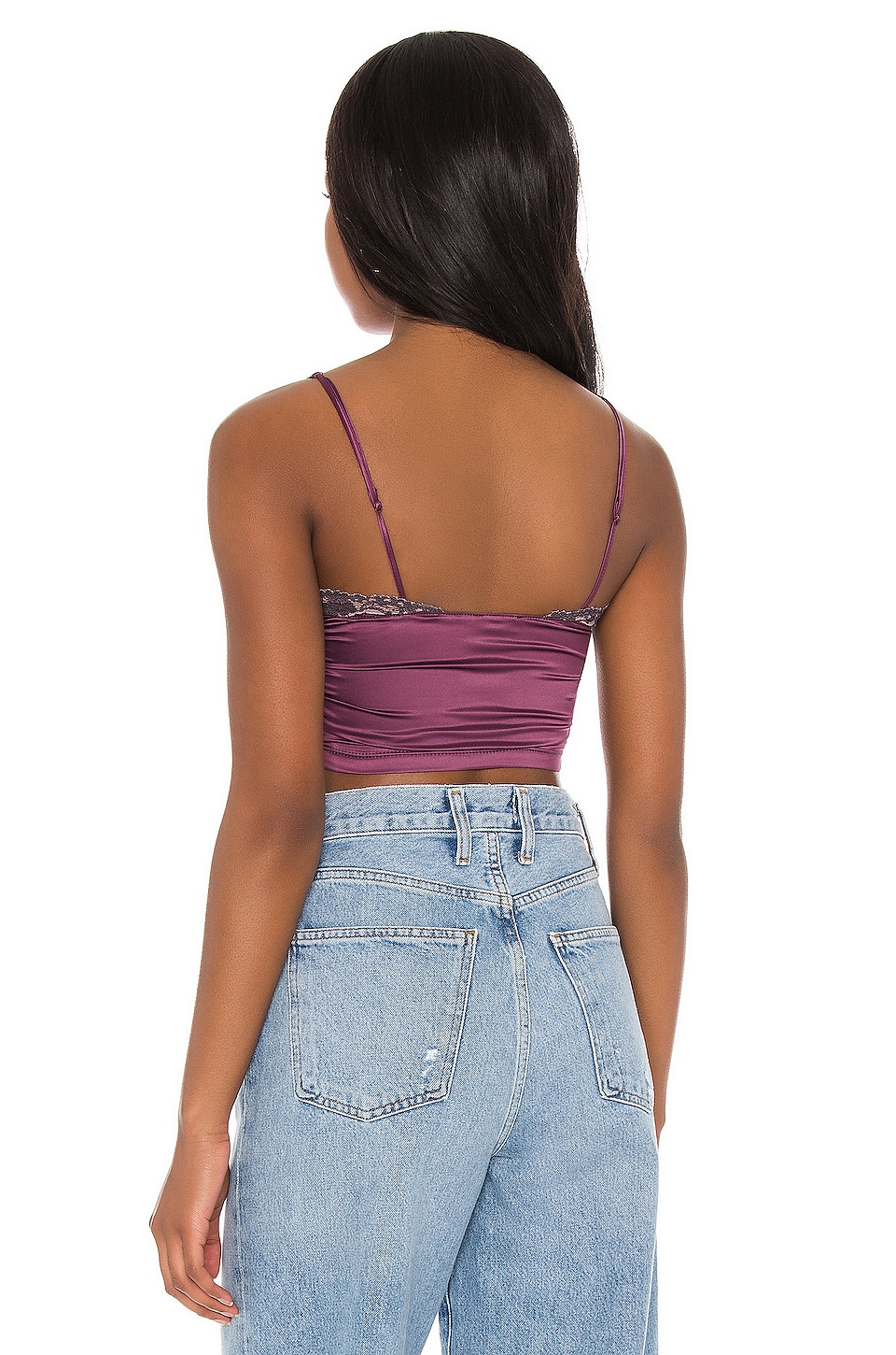 Free People Cross Paths Brami Top in Eggplant Combo | REVOLVE