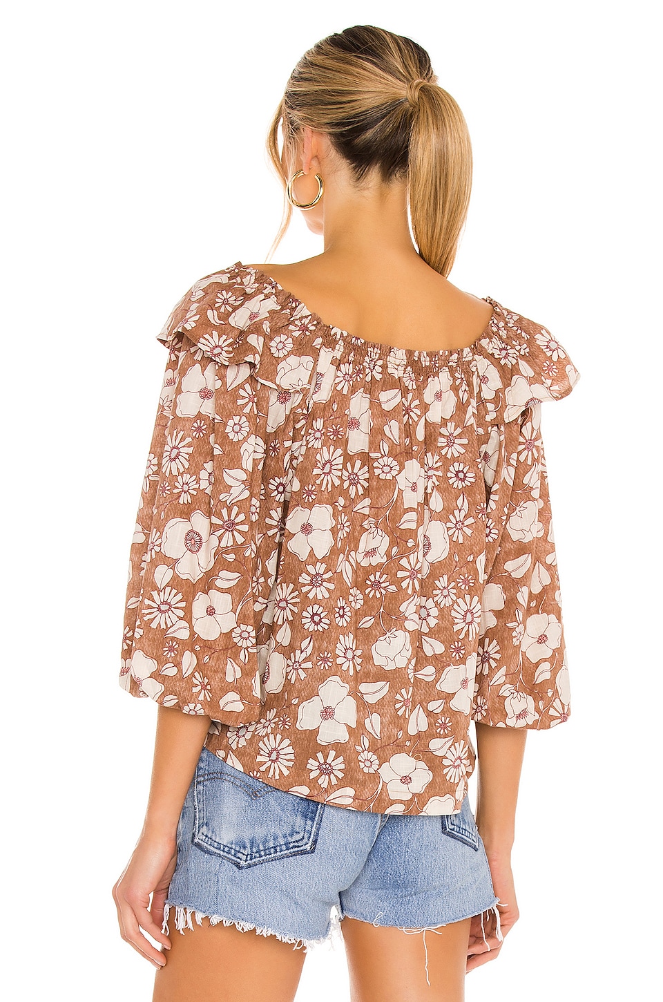 Free People Miss Daisy Printed Top in Vintage Combo | REVOLVE
