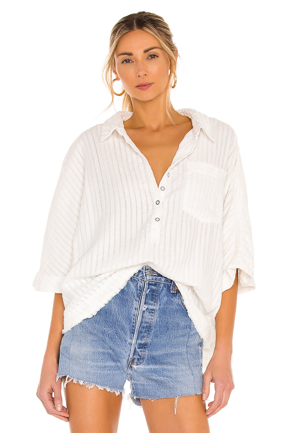 Free People The Ava Top in Ivory | REVOLVE