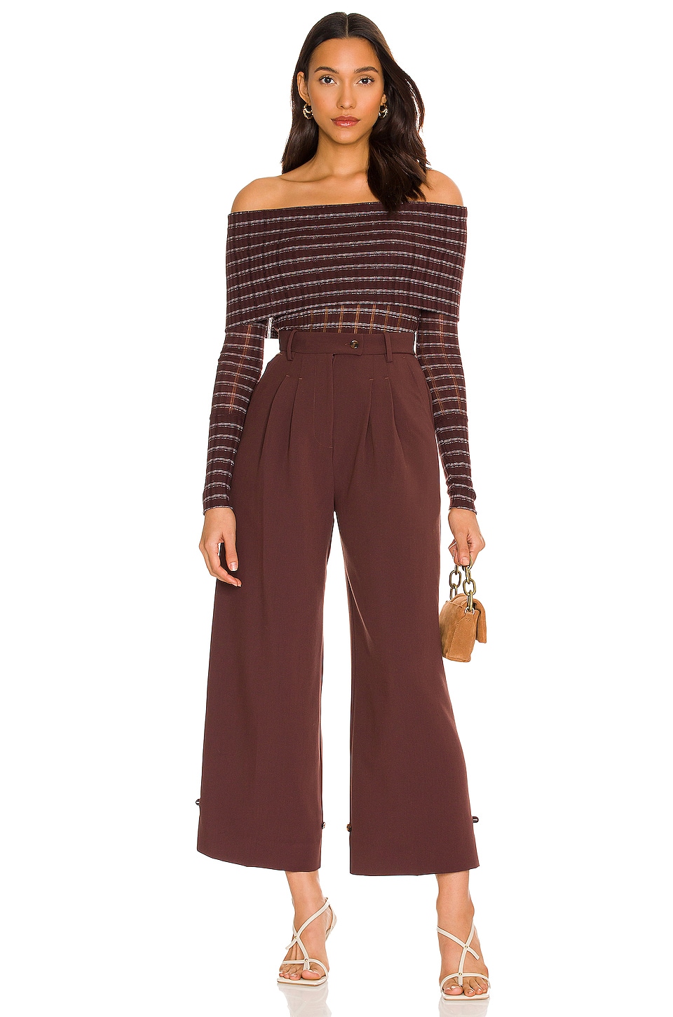 Free People Snowbunny GF Rib Top in Grapesicle Combo | REVOLVE