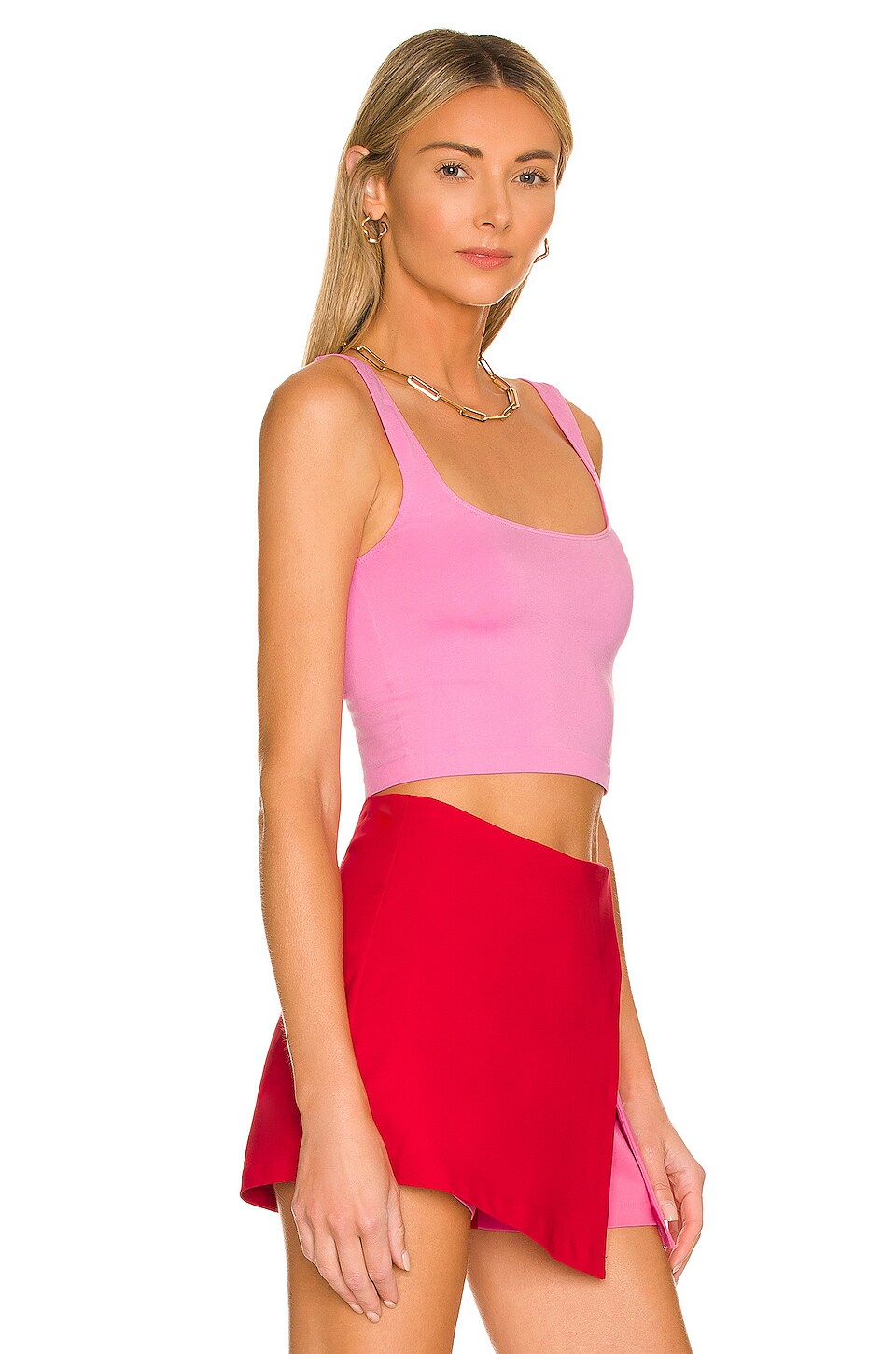 Free People Scoop Neck Crop in Hula Hoop | REVOLVE