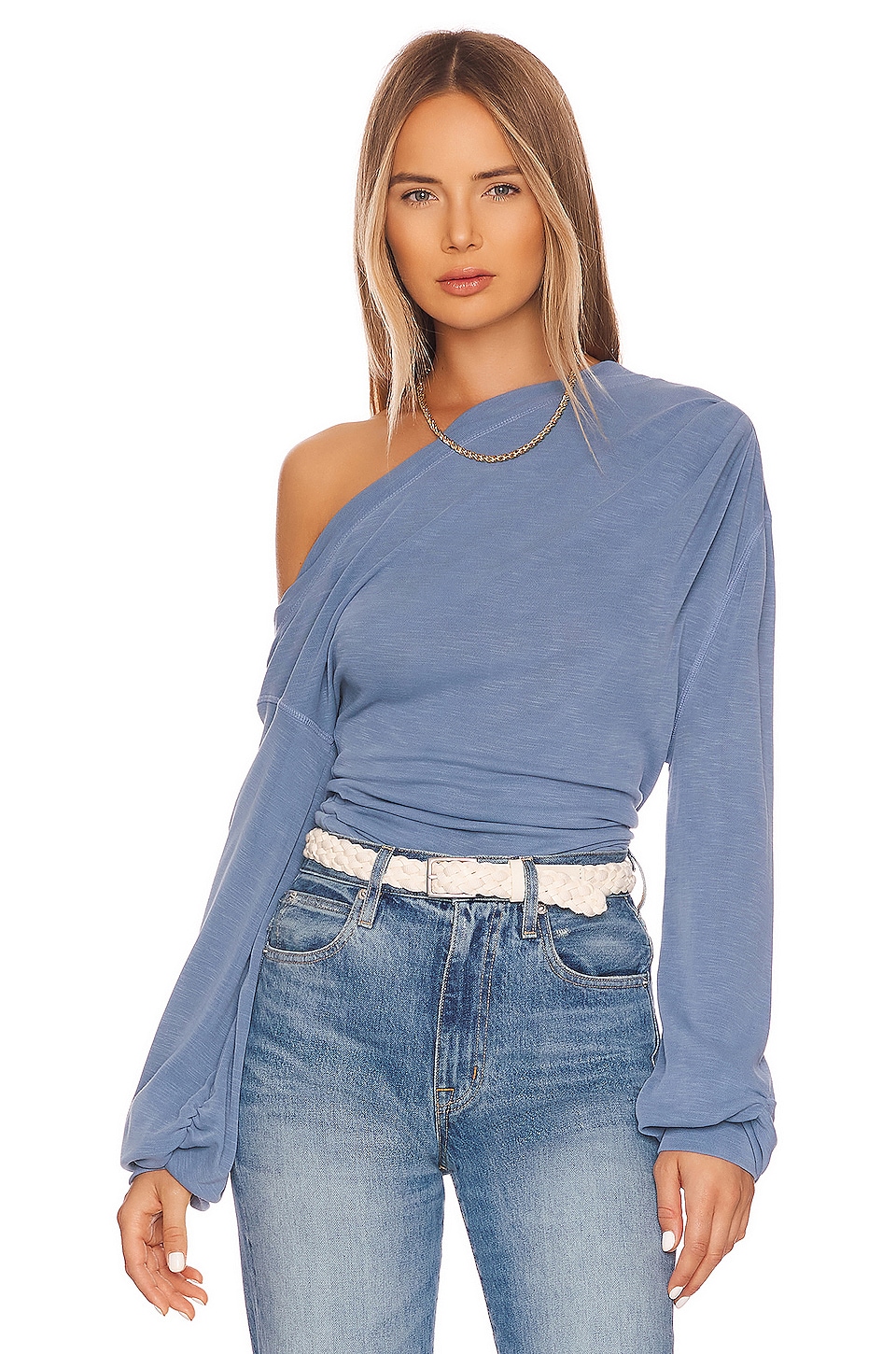 Free People All Day Tunic in Blue Metal | REVOLVE