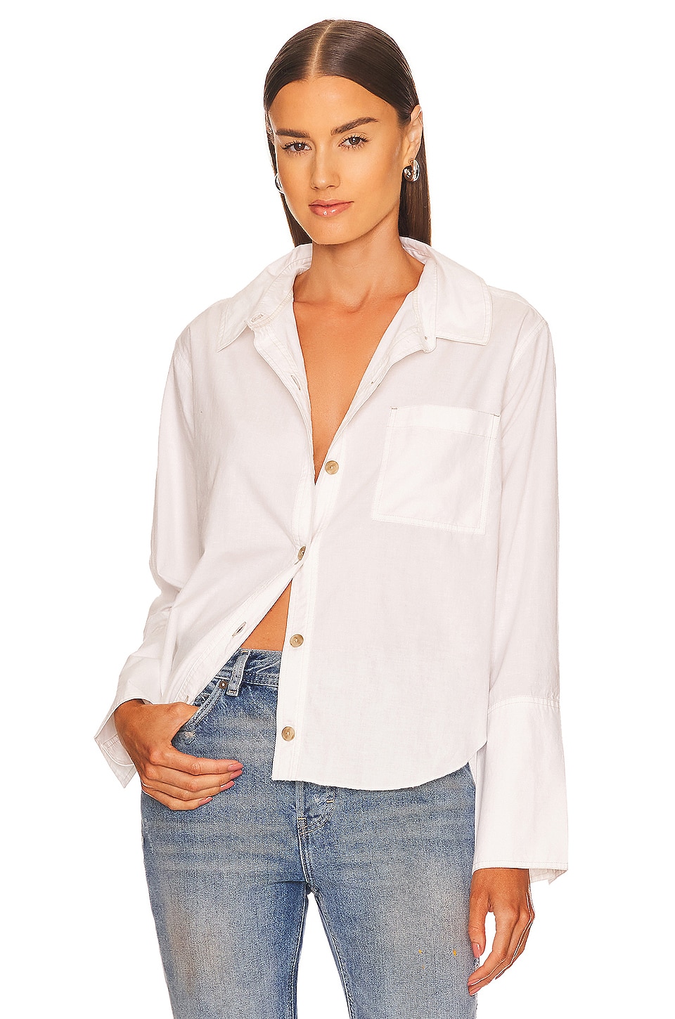 Free People Mackenzie Top in Fall Clouds | REVOLVE