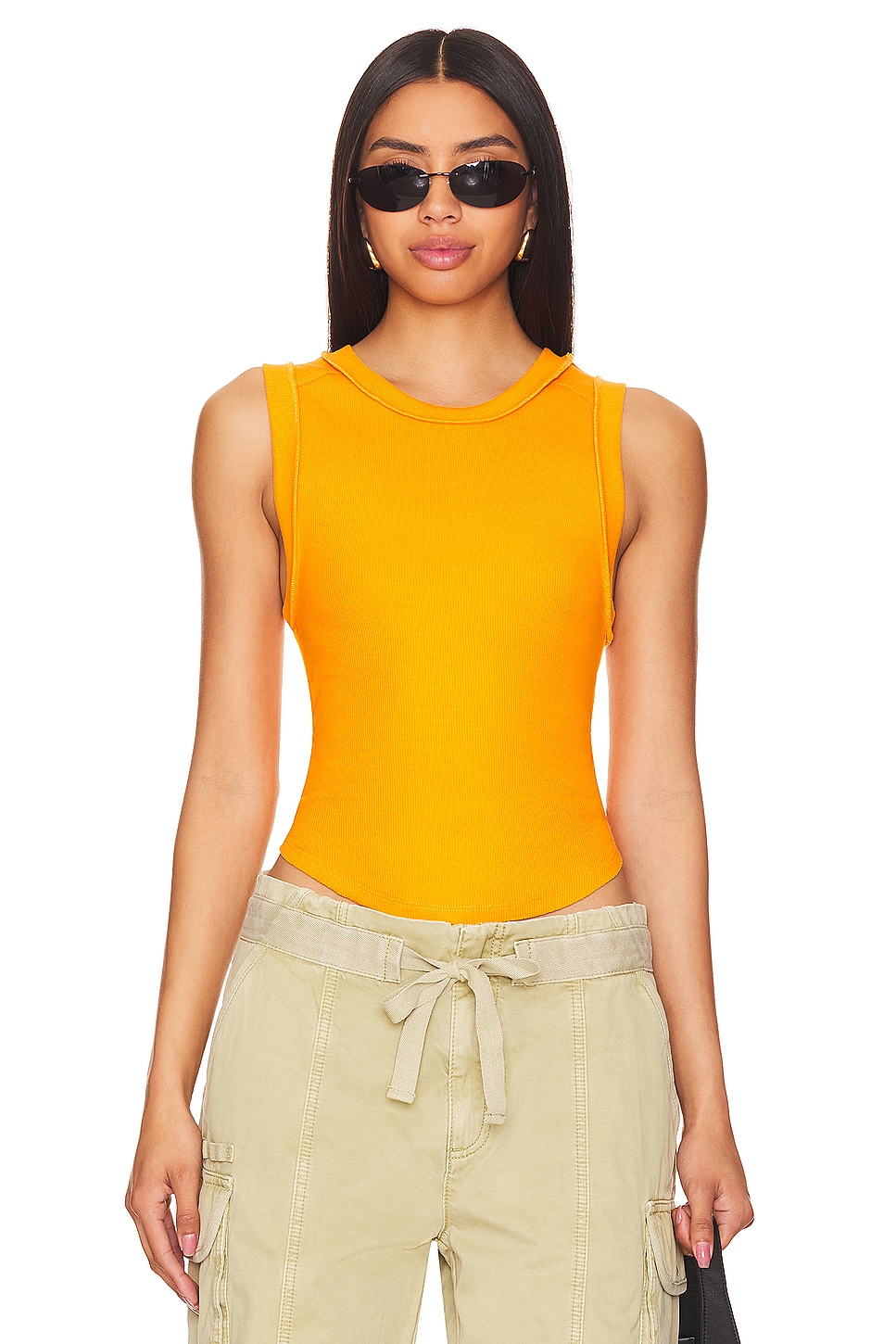 Free People x We The Free Kate Tee in California Poppy | REVOLVE