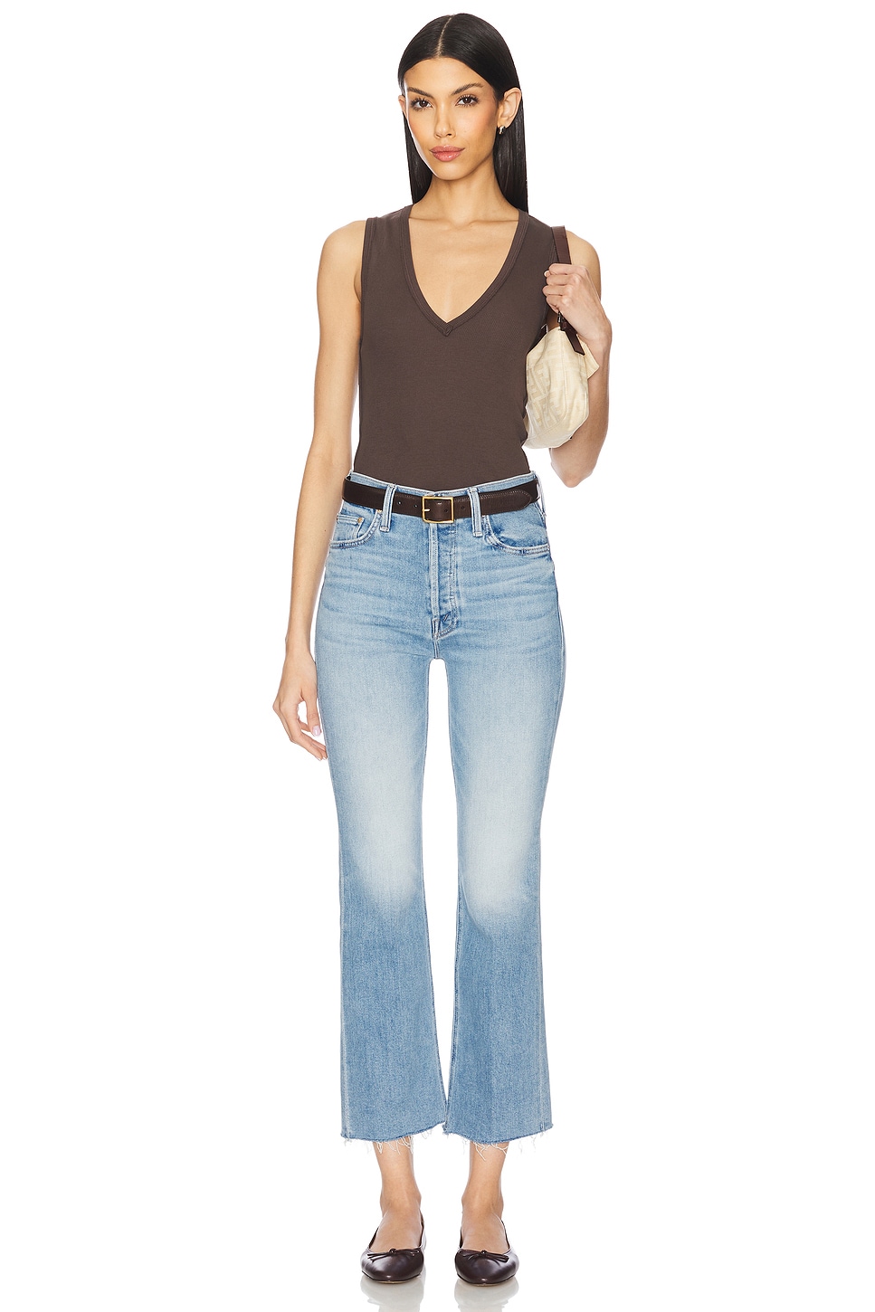 Free People Neria Tank in Double Espresso | REVOLVE