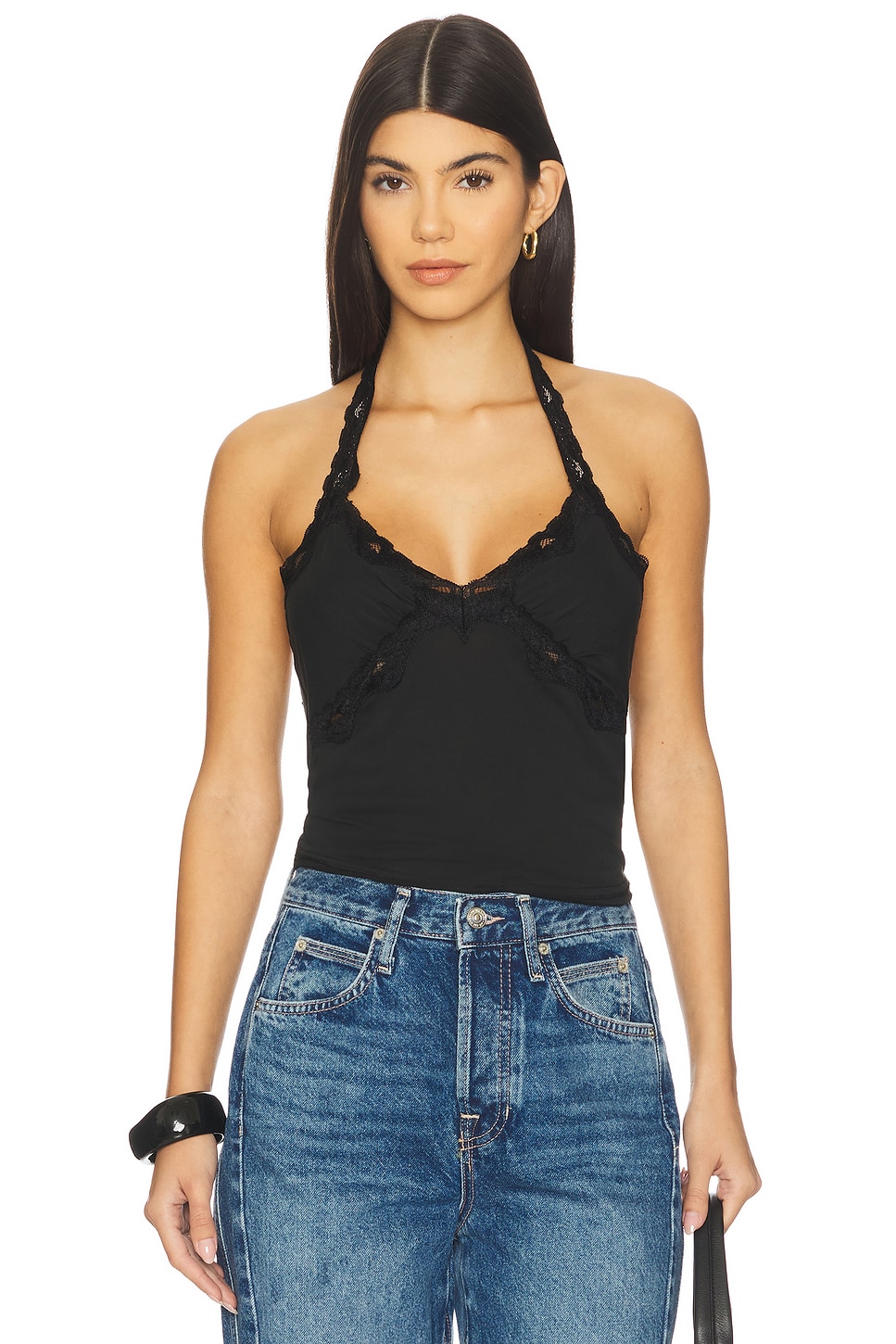 Free People Brooke Halter in Black | REVOLVE