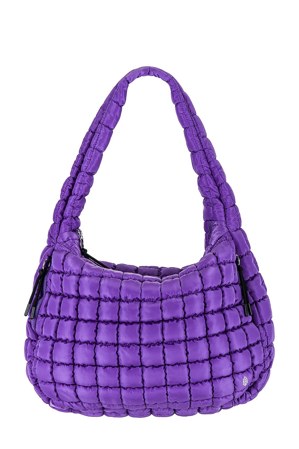 Free People X FP Movement Quilted Shoulder Bag in Vivid Violet | REVOLVE